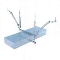 China Earthquake Longitudinal Seismic Bracing Bracket Galvanized ISO9001 for sale