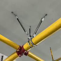China Earthquake Fire Sprinkler Seismic Bracing Hangers For Cable Trays Air Ducts for sale