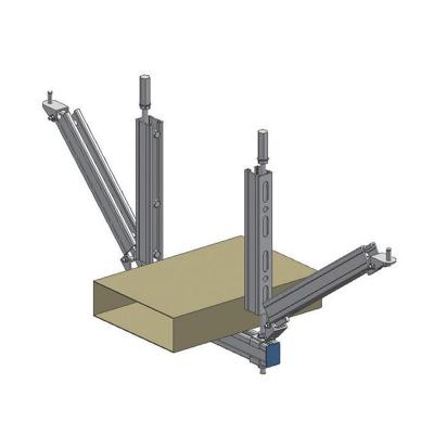 China Aluminum Alloy Bolted Earthquake Bracing For Fire Sprinkler Pipe Heavy Duty for sale