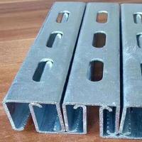 China Commercial 410 430 Stainless Steel Unistrut SS Channel For Structural Support for sale