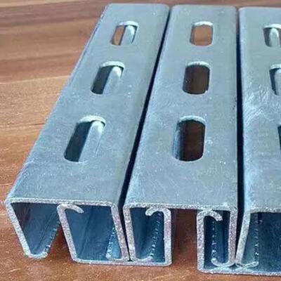 China Commercial 410 430 Stainless Steel Unistrut SS Channel For Structural Support for sale