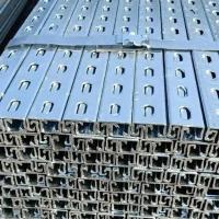 China Commercial 410 430 Stainless Steel Unistrut SS Channel For Structural Support for sale