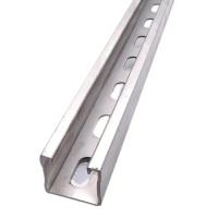 China 304 And 316 Stainless Steel Unistrut Construction Channel Corrosion Resistance for sale