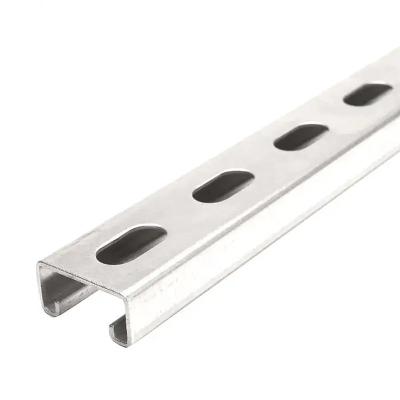 China Stainless Steel SS Unistrut 6Ft Slotted C Channel Anti Earthquake for sale