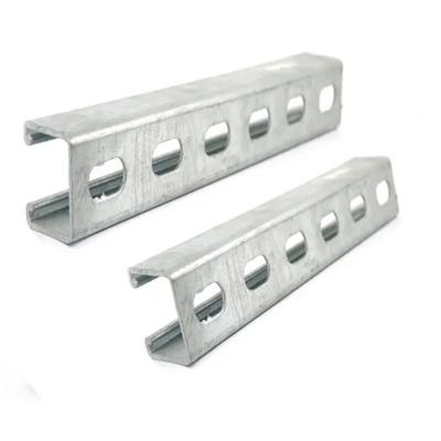 China Heat Resistant Slotted 304SS Stainless Steel Unistrut 10 Ft 8 Ft 6.5ft U Channel for sale