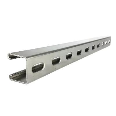 China 3m 10Ft Polished 316 Stainless Steel Unistrut SS C Channel Supporting System for sale