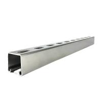 China 3m 10Ft Polished 316 Stainless Steel Unistrut SS C Channel Supporting System for sale