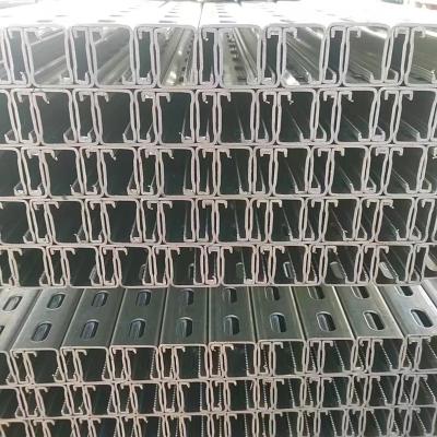 China P1000sl Slotted Unistrut Galvanized Channel 10 Ft 41mm 21mm Custom for sale