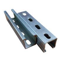 China Structural Hot Dipped Galvanized Strut 41x21 Slotted Channel Building Purlins for sale