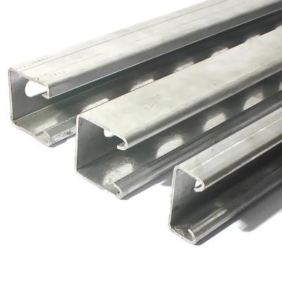 China Galvanized 20 Ft Strut Channel Unistrut P1047 ASTM GB JIS Standards Custom for sale