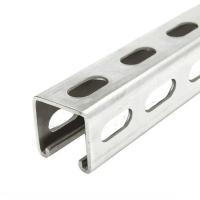 China C Shaped Hot Dipped Unistrut Slotted Channel Q195-Q345 Steel For Construction for sale