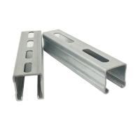 China Customized Galvanized Hot Dipped Unistrut Slotted Channel Bar ASTM GB JIS for sale