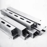China OEM Slotted Galvanised Electrical Strut Channel Zinc Coating Unistrut for sale