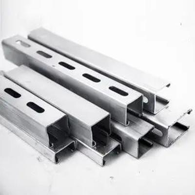 China OEM Slotted Galvanised Electrical Strut Channel Zinc Coating Unistrut for sale