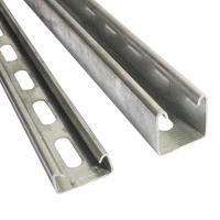 China Light Weight 6063 Aluminium Unistrut Channel Sections C Shaped Profile 40X40 for sale