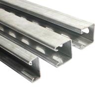 China Light Weight 6063 Aluminium Unistrut Channel Sections C Shaped Profile 40X40 for sale