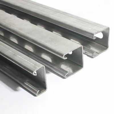 China Commercial U Shaped P1001t Aluminium Unistrut Channel Profile Metal Fabrications for sale