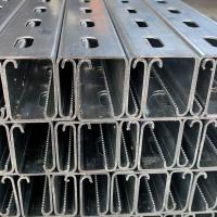 China Commercial U Shaped P1001t Aluminium Unistrut Channel Profile Metal Fabrications for sale