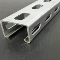 China Weather Resistant C Slotted Channel Aluminum Perforated Unistrut for sale