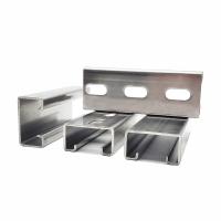 China Industrial 6060 T5 Aluminum Single Unistrut Channel For Electrical Conduits for sale