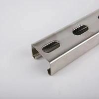 China Industrial 6060 T5 Aluminum Single Unistrut Channel For Electrical Conduits for sale