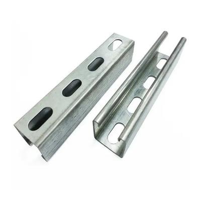 China Aluminum Slotted Strut Channel Framing Unistrut P1008 Corrosion Resistant for sale
