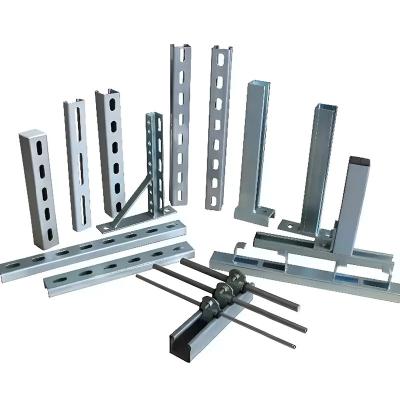 China Lightweight P1593 Aluminium Unistrut Channel 1mm-3mm C Shape for sale