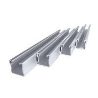 China 50mm-900mm Silver Aluminum Structural Strut Channel Slotted Weatherproof for sale