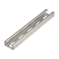 China 50mm-900mm Silver Aluminum Structural Strut Channel Slotted Weatherproof for sale