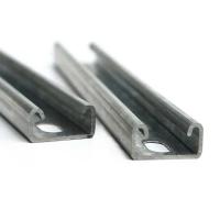 China 41x41 Slotted Aluminium Unistrut Channel Steel Sections Flexible Framework for sale