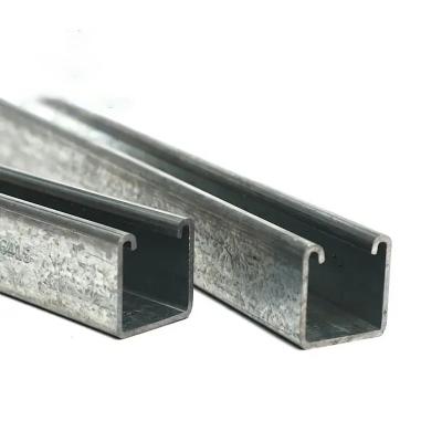 China ODM Metal Slotted Aluminium Unistrut Channel C Shaped Anodizing finish for sale