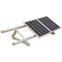China Pole Mount Photovoltaic Solar Panel Mounting Brackets Flat Roof 316SS for sale
