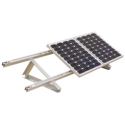 China Pole Mount Photovoltaic Solar Panel Mounting Brackets Flat Roof 316SS for sale