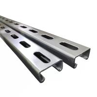 China 2000 Lbs Load Capacity Stainless Steel Unistrut with High Heat Resistance and Bolted Installation for sale