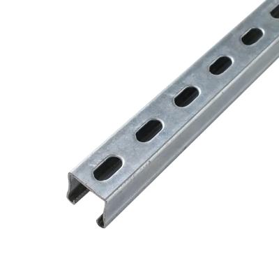China Polished Stainless Steel Unistrut with 1-5/8 In Height and Bolted Installation for Seismic Resistance for sale
