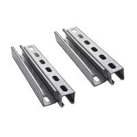 China Polished Stainless Steel Unistrut with 1-5/8 In Height and Bolted Installation for Seismic Resistance for sale