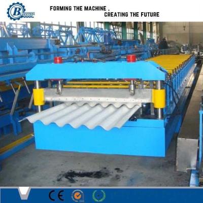China Auto Roofing Sheet Corrugated Roll Forming Machine / Glazed Roof Panel Making Machines for sale