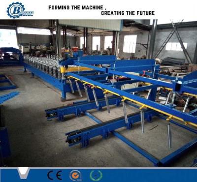 China 45# Steel Roof Panel Roll Forming Machine With Omron Encoder for sale