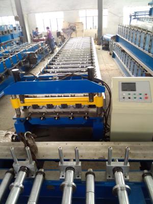 China 1000mm Roof Panel Roll Forming Machine with 45 Steel Roller and Shaft Manufacturing for sale
