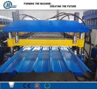 China 8-30m/min PLC Control Steel Roll Forming Machine For Metal Roofing for sale