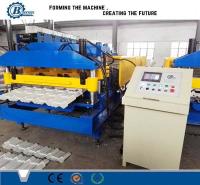 China 2-3M / Min Steel Plate Structure Tile Roll Forming Machine Construction Roof Use for sale
