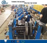 China C U Z Channel Purlin Roll Forming Machine , Angle Steel Truss Furring Machine for sale