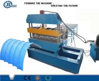 China Color Steel Fully Automatic Hydraulic Crimping Machine / Corrugated Roofing Sheet Curving for sale