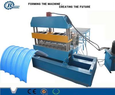China Color Steel Fully Automatic Hydraulic Crimping Machine / Corrugated Roofing Sheet Curving for sale