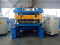 China 45# Steel Roller Metal Roofing Roll Forming Machine with Chain Drive and PLC Control for Construction for sale