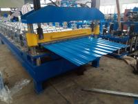 China IBR Trapezoidal Metal Roofing Roll Forming Machine PLC Control for sale