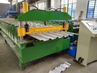 China Automatic Change Size IBR Metal Roofing Roll Forming Machine With Touch Screen for sale