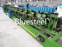 China Interchangeable C Purlin Roll Forming Machine Green / Blue Automatic C Type for sale