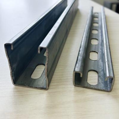 China 41 U Steel Purlin Roll Former Solar Mounted C Steel Bracket Roll Forming Machine for sale