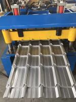 China Hydraulic Tile Roll Forming Machine with Cutting System 1 Inch Transmission Chain for sale